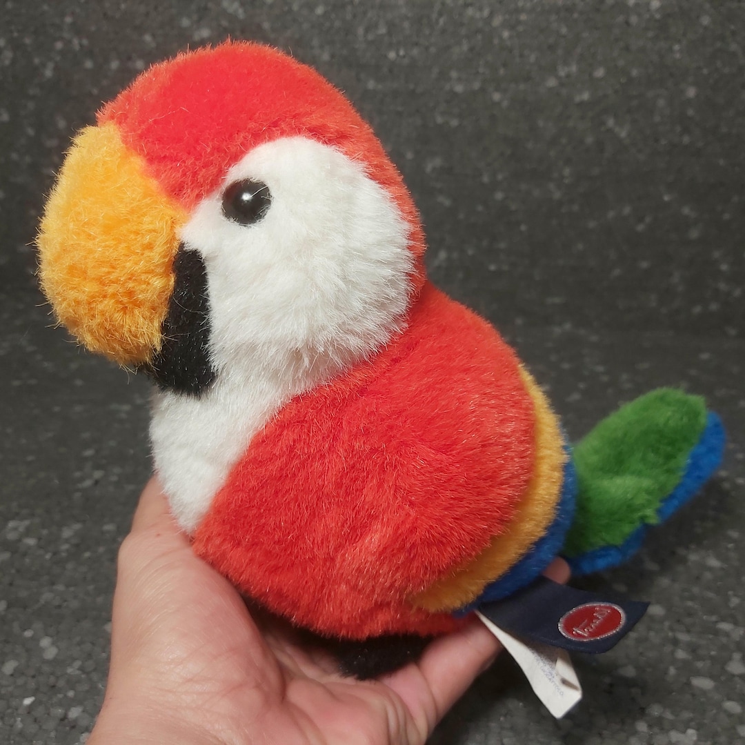 Parrot Plush Vintage. Parrot Trudi. Vintage Parrot Stuffed Animal ...