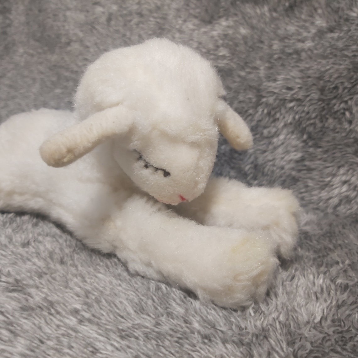 Steiff Lamb Vintage. Floppy Lamby Steiff. Sleeping Sheep Steiff Vintage ...