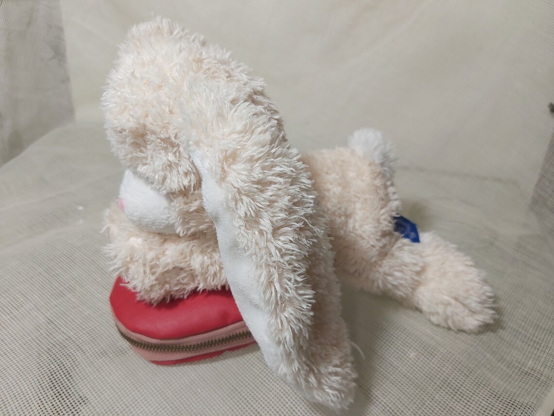 Vintage Plush Bunny. Vintage Plush Rabbit. Vintage White - Etsy