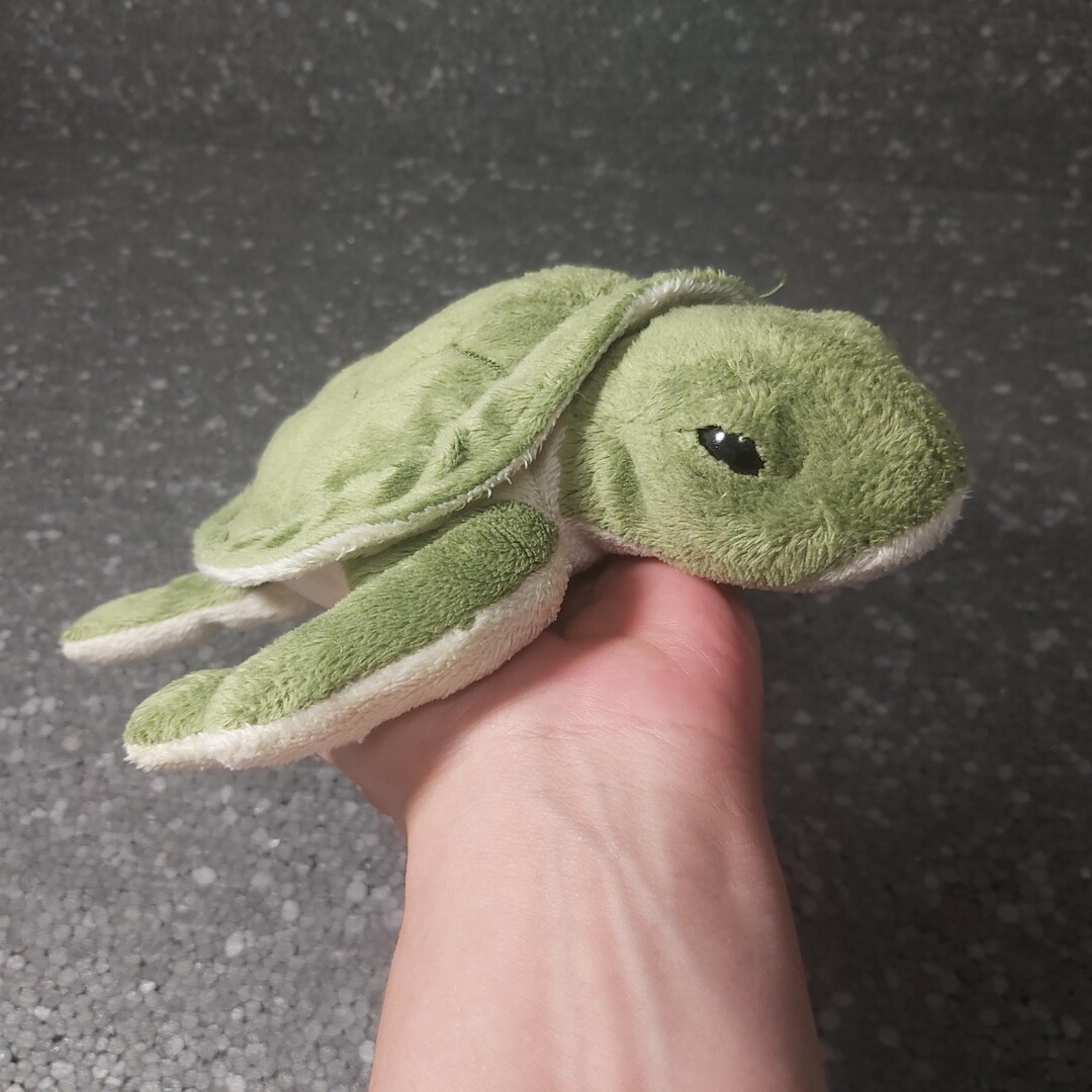 Green Turtle WWF Plush Vintage. Green Turtle Stuffed Animal. Green ...