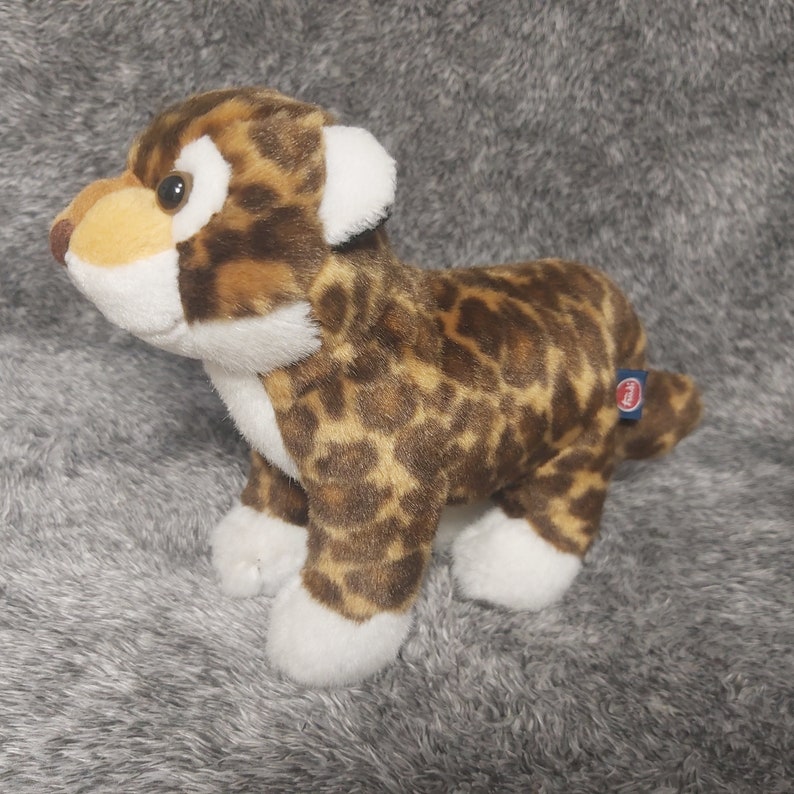 Leopard Plush. Vintage Trudi. Leopard Stuffed Plush. Leopard - Etsy