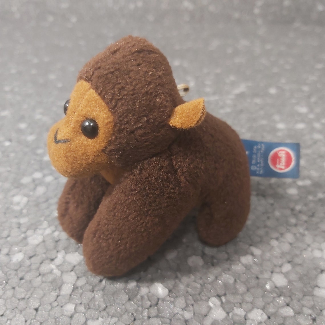 Gorilla Plush. Trudi Vintage Gorilla Monkey. Small Gorilla Trudi Sweet ...