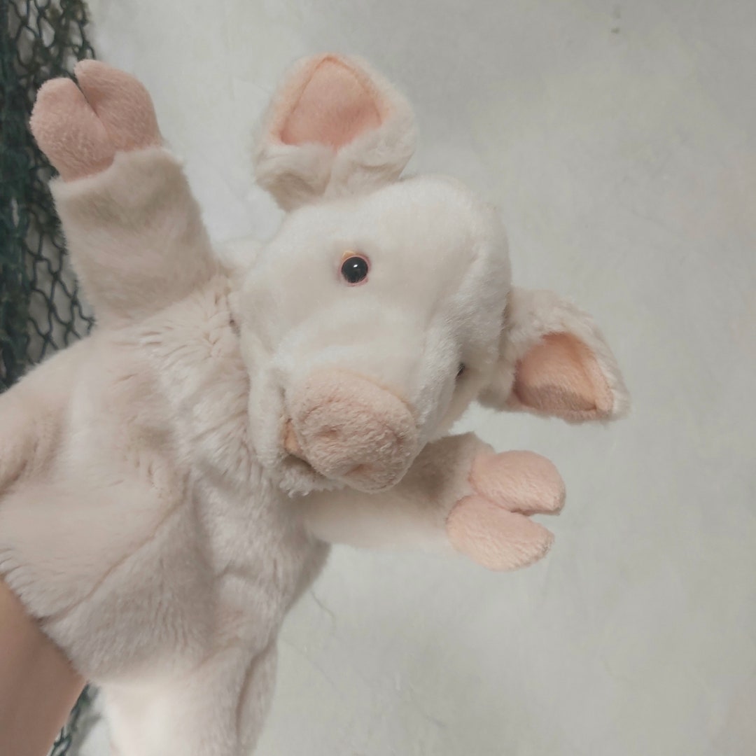 Realistic Pig Plush Puppet. Realistic Piglet Hand Puppet - Etsy