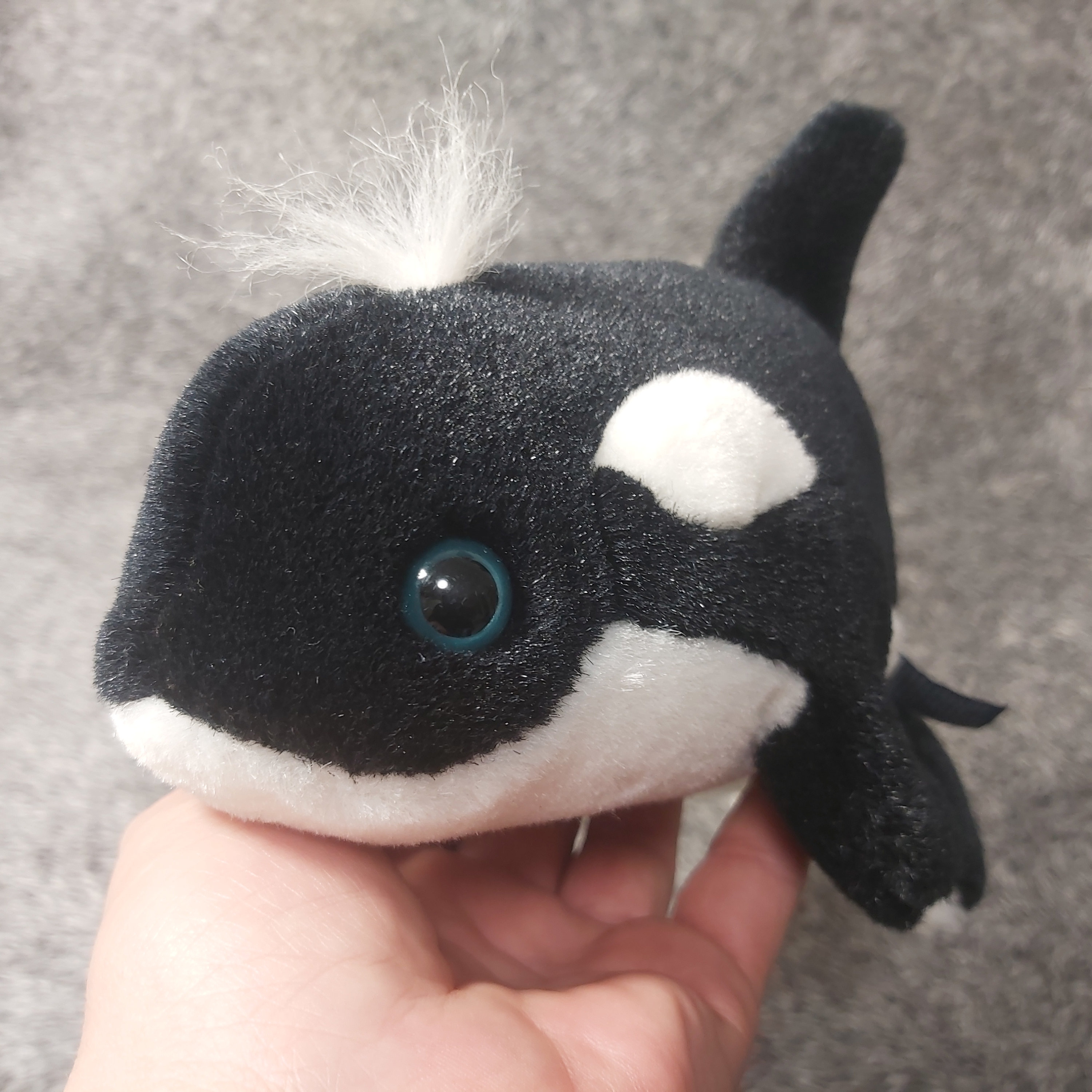 Killer Whale Plush Vintage. Orca Plush. Vintage Trudi. Killer Whale ...