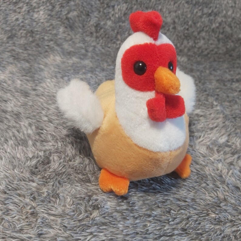 Rooster Plush. Vintage Cockerel Trudi Mini Collection. Rooster Stuffed ...