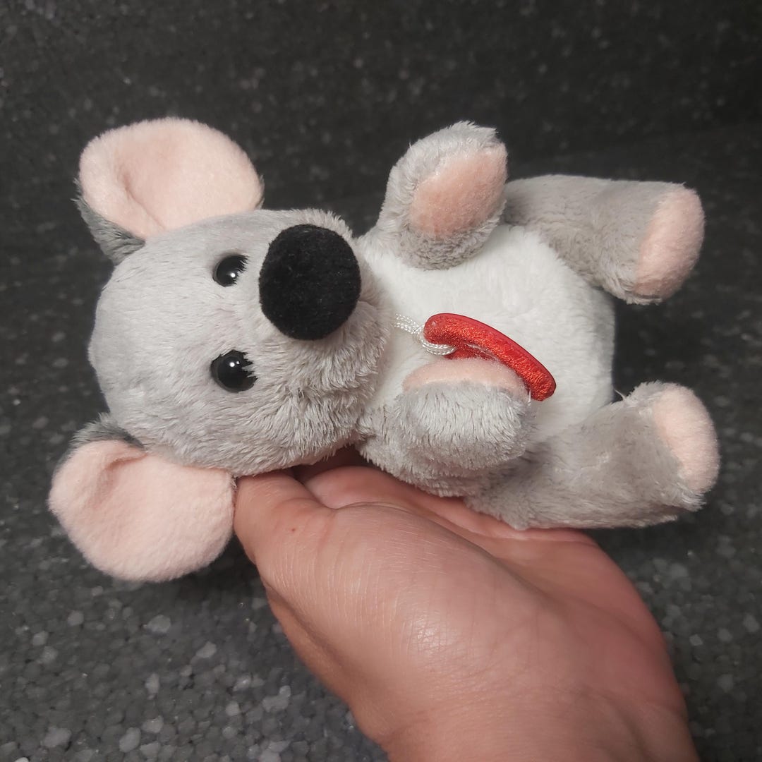 Mouse Plush Vintage. Mouse Trudi Vintage. Mouse Stuffed Animal Vintage ...