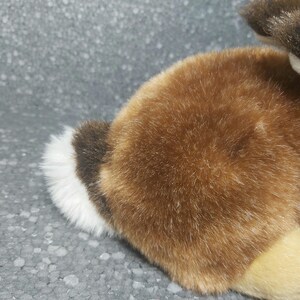 Brown Rabbit Plush. Vintage Bunny Trudi. Realistic Brown Rabbit Stuffed ...