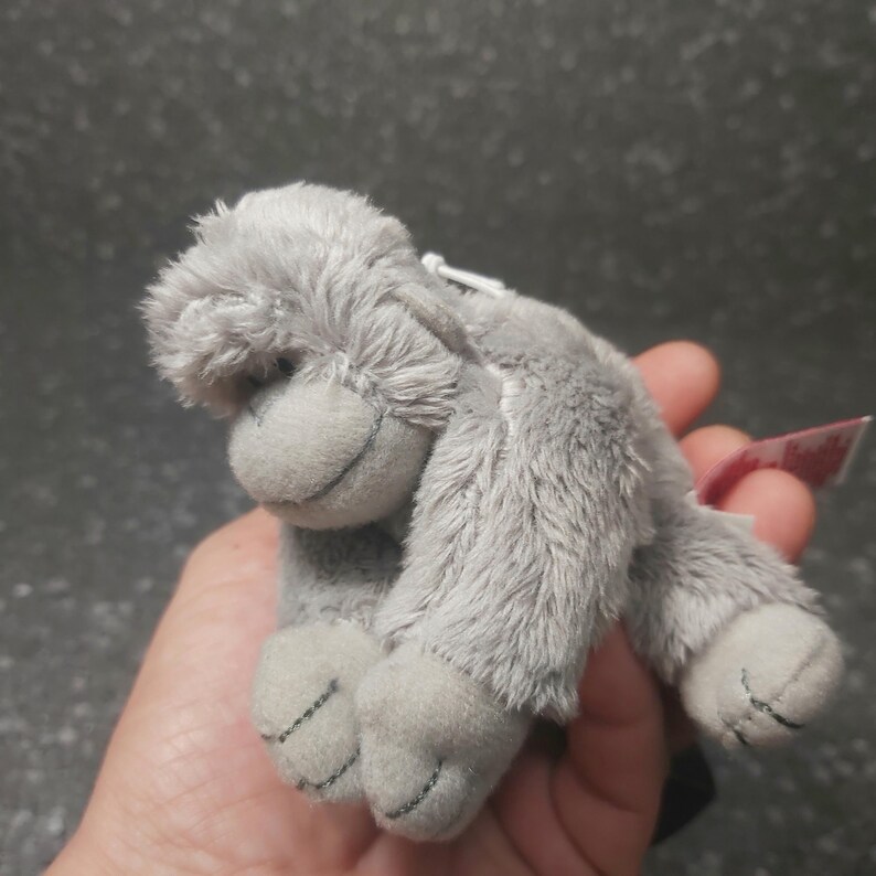 Gray Gorilla Plush. Trudi Vintage Gorilla Monkey. Small Gorilla Trudi ...