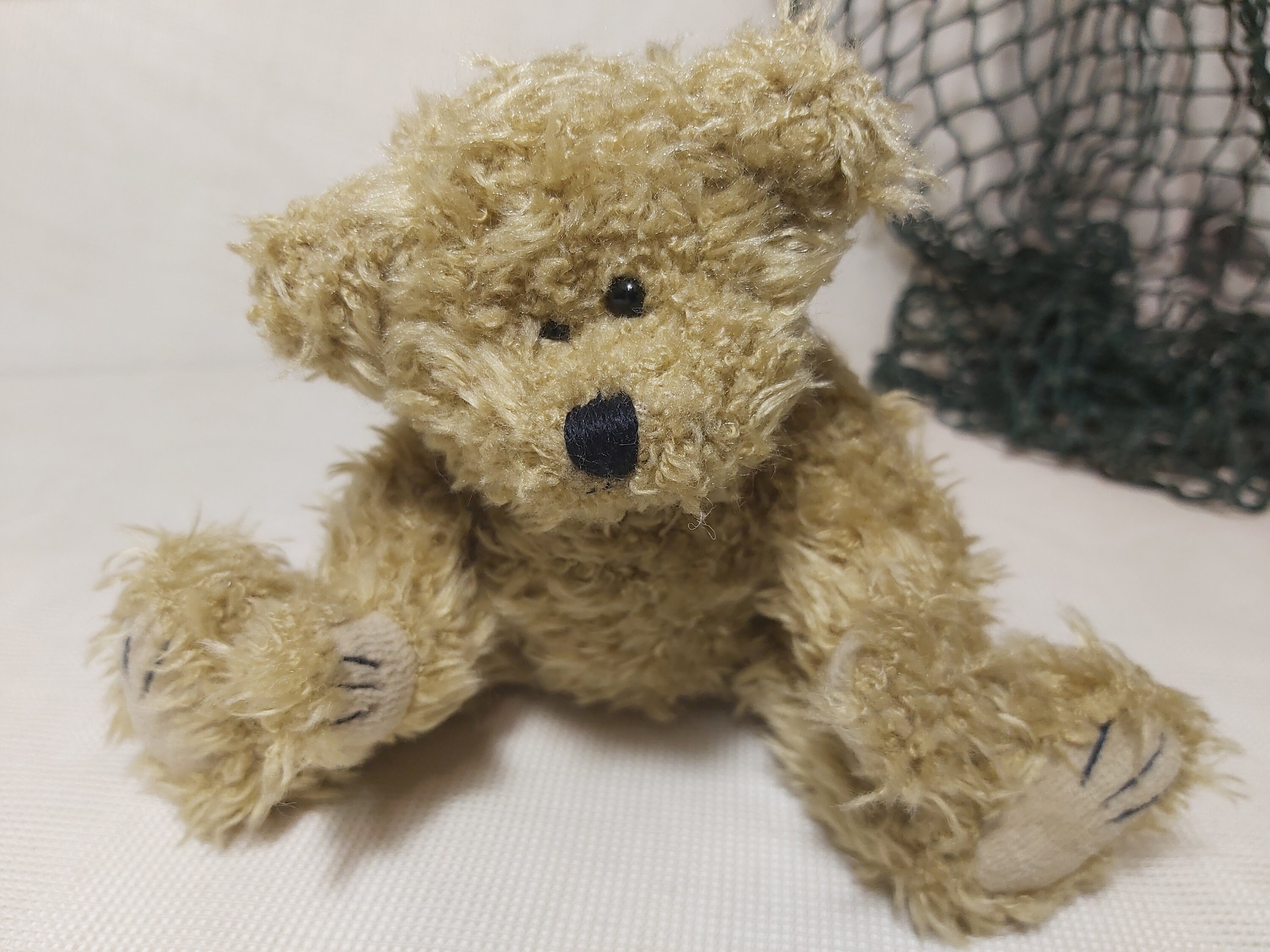 Small Beige Teddy Vintage. Classic Plush Teddy Bear. Movable Vintage ...