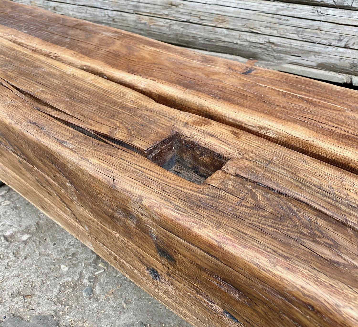 Old Wood Beams Console Farmhouse Console Media Console Tv - Etsy
