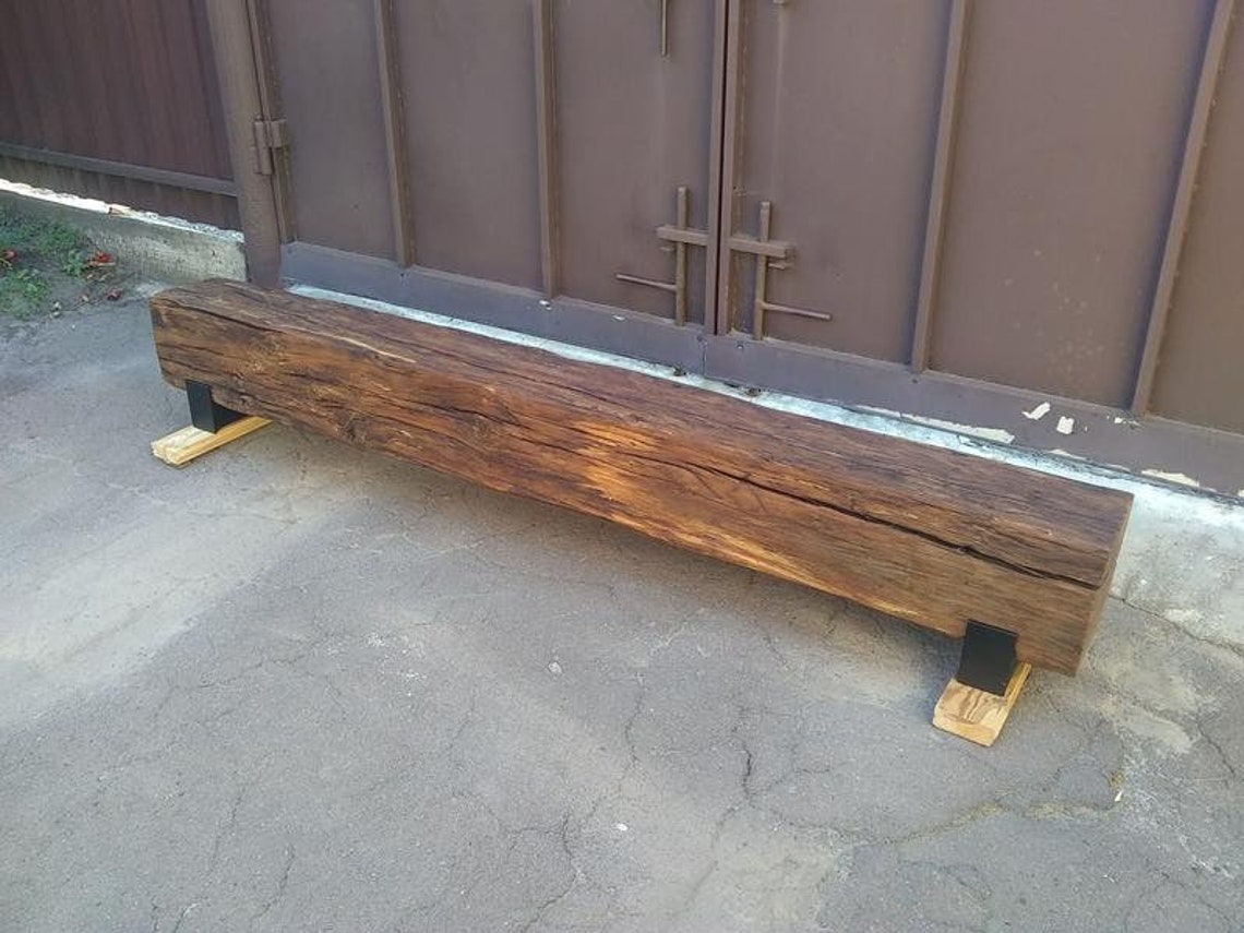 Old Wood Beams Console Farmhouse Console Media Console Tv - Etsy