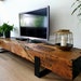 Old Wood Beams Console Farmhouse Console Media Console Tv - Etsy