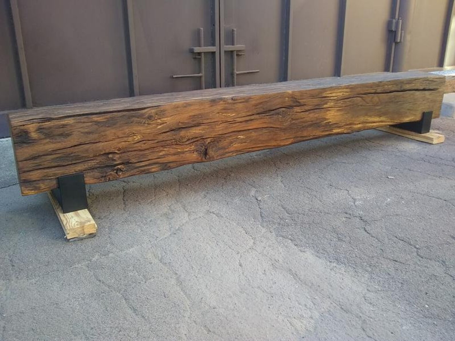Old Wood Beams Console Farmhouse Console Media Console Tv - Etsy