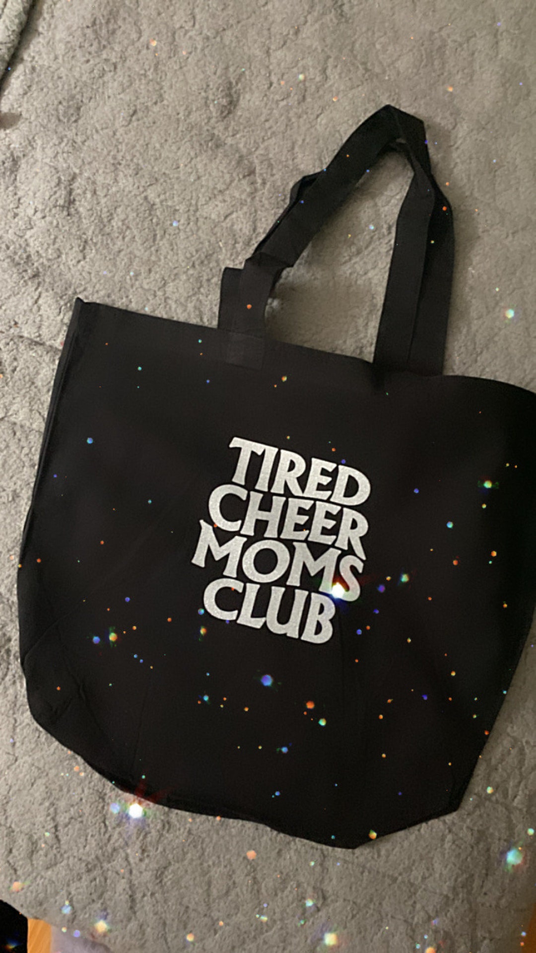 Tired Cheer Moms Club Totes - Etsy