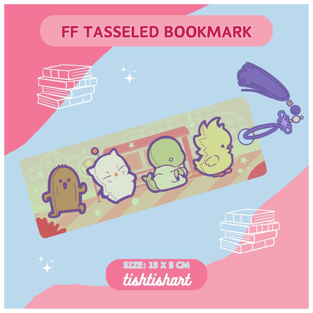 FF Cute Chibi Creatures Bookmark - Etsy