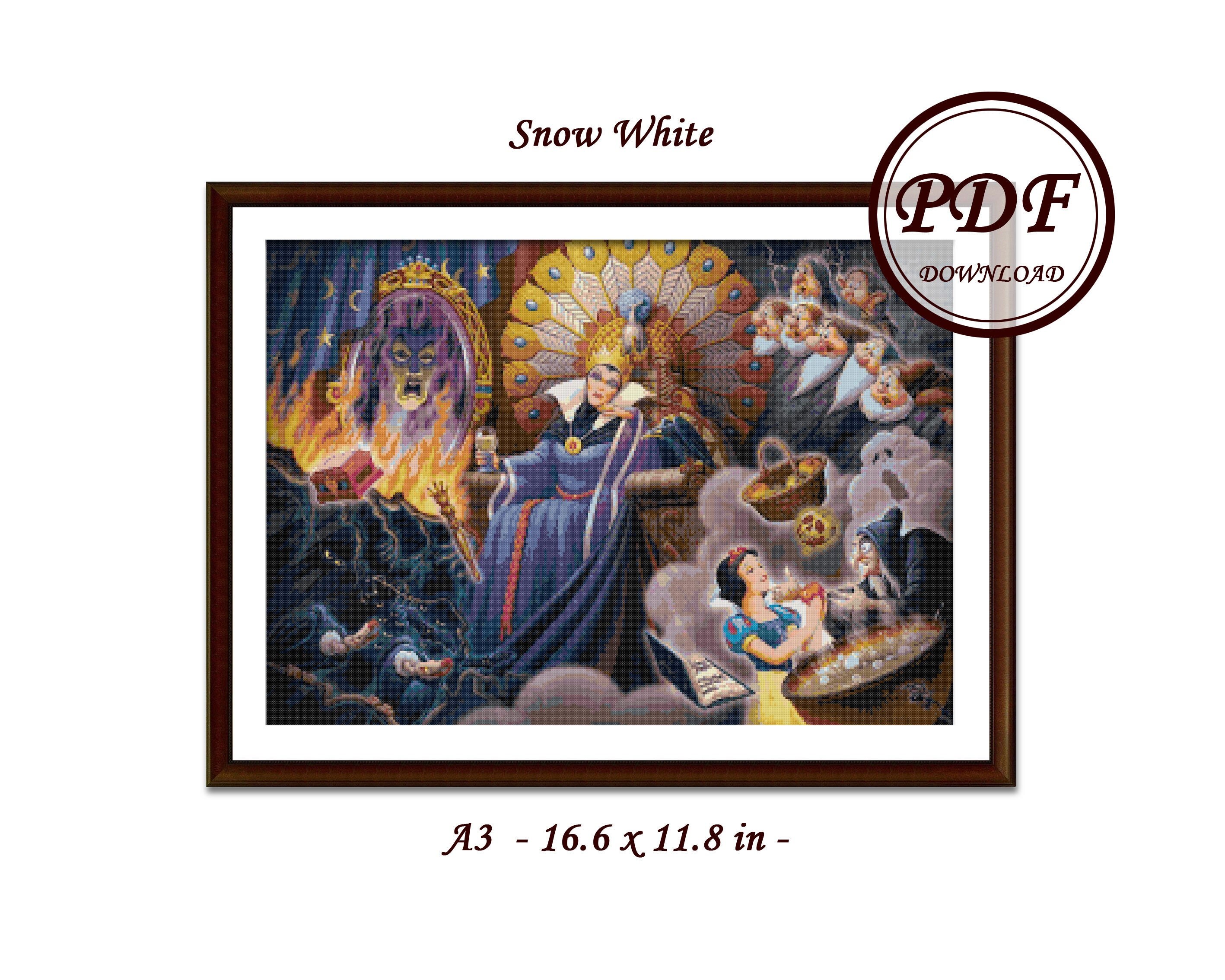 Snow White / Cross Stitch PDF Pattern / Instant Download - Etsy