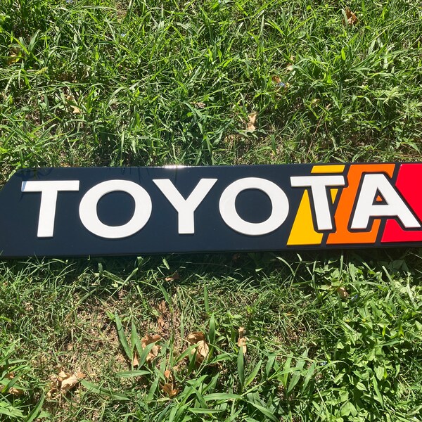Toyota Retro Stripes - Etsy