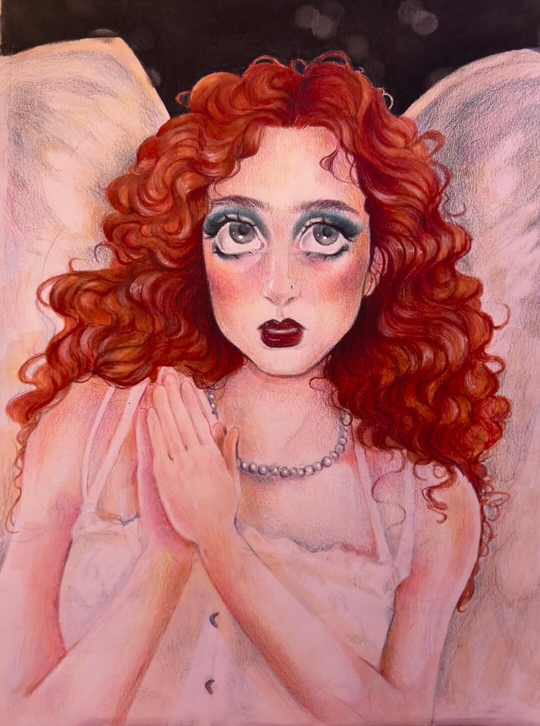 Custom Drawing - Half Body Portrait - Traditional Drawing - Etsy