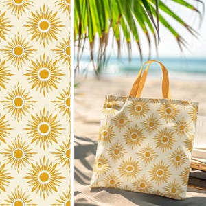 12 Seamless Sun Patterns | Sunshine Digital Paper | Instant Download ...