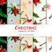 Watercolor Christmas Seamless Pattern, Xmas Digital Papers With ...