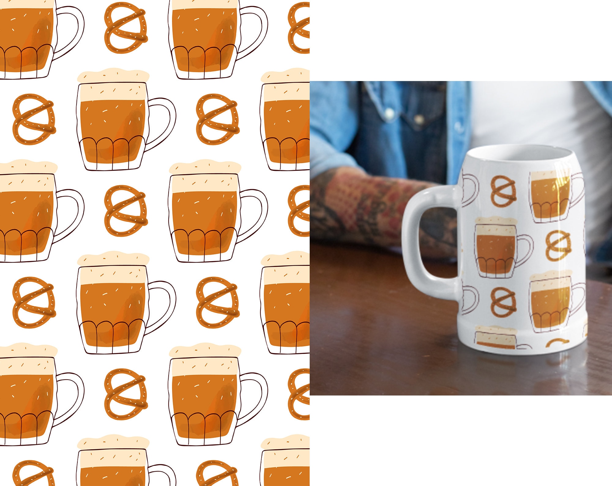 Beer Digital Paper Collection - Etsy