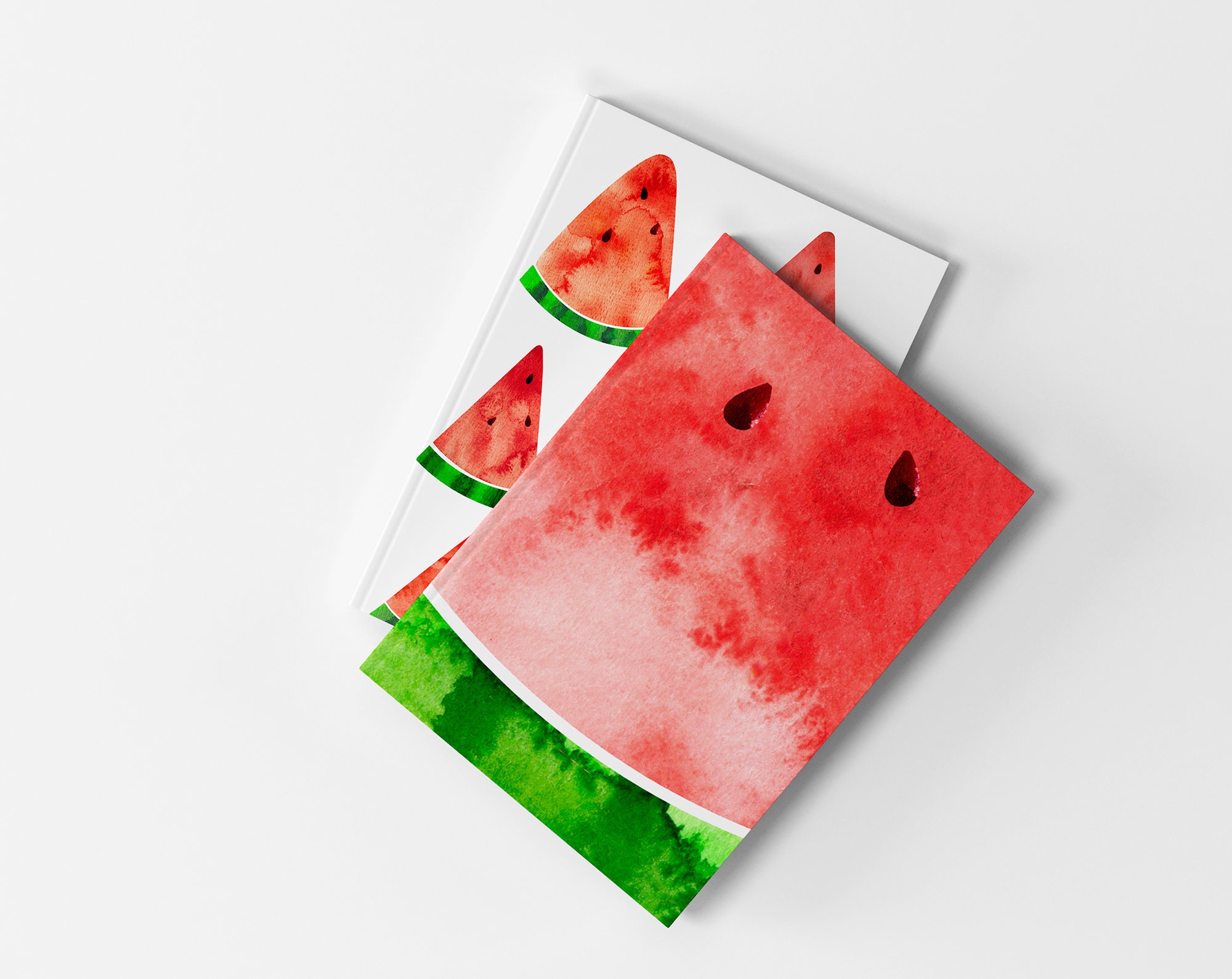 Watermelon Digital Clipart, Watercolor Illustrations Watermelon Slices ...