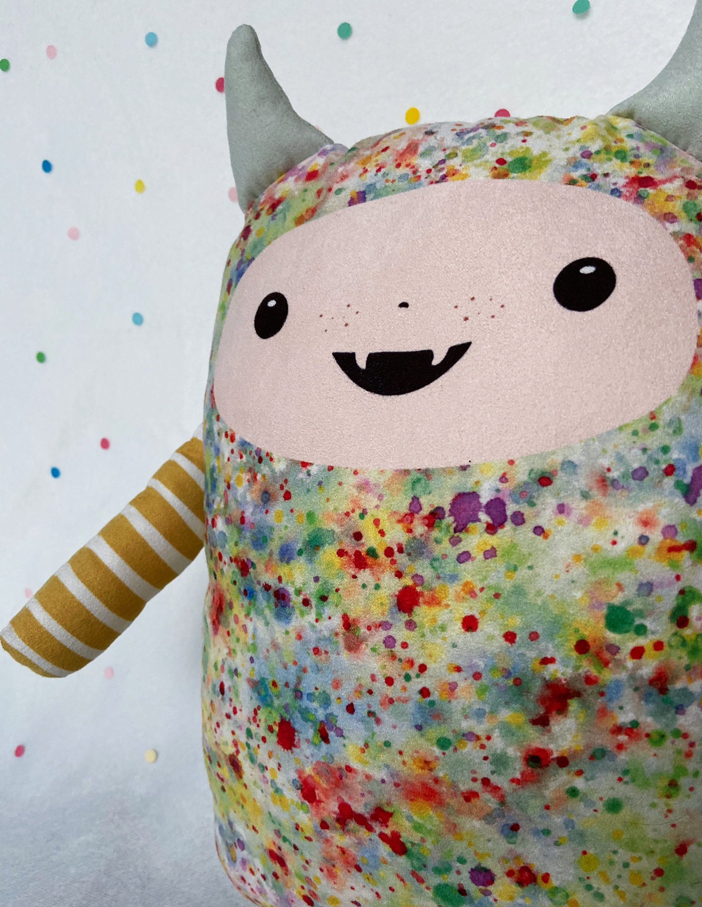 Your Beast Friend Colorful Monster Soft Toy Stuffed Animal - Etsy