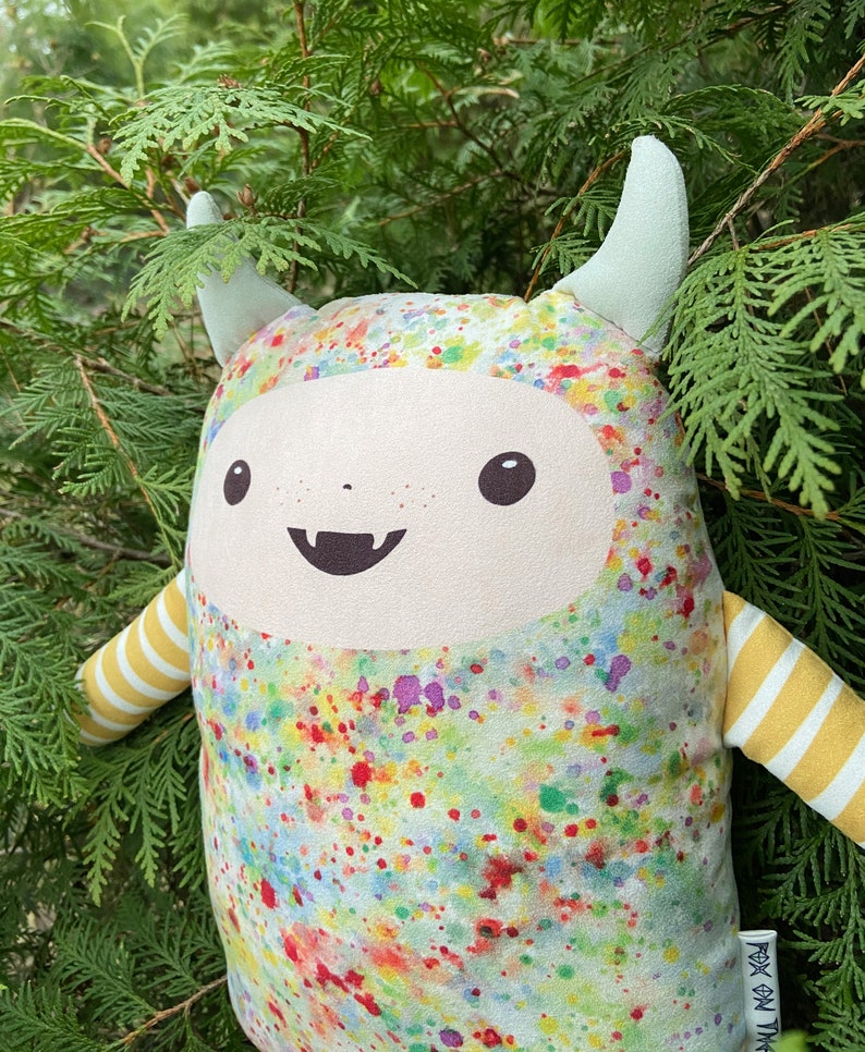 Your Beast Friend Colorful Monster Soft Toy Stuffed Animal - Etsy