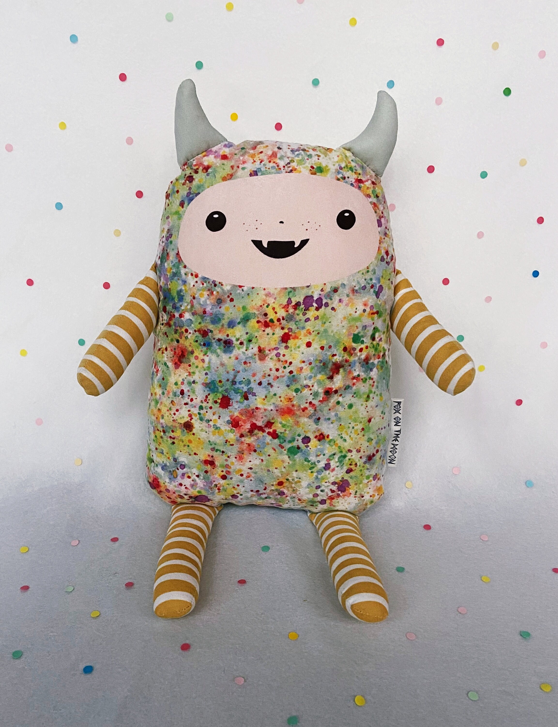 Your Beast Friend Colorful Monster Soft Toy Stuffed Animal - Etsy