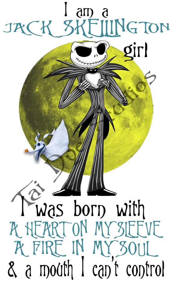 Jack NBC Jack's Girl PNG File Digital Download - Etsy