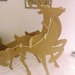 Blueprints for Cardboard Santa Sleigh With Reindeer DIY - Etsy