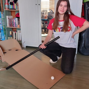 Blueprints for Cardboard Putt-n-play Mini Golf Set DIY Toy - Etsy