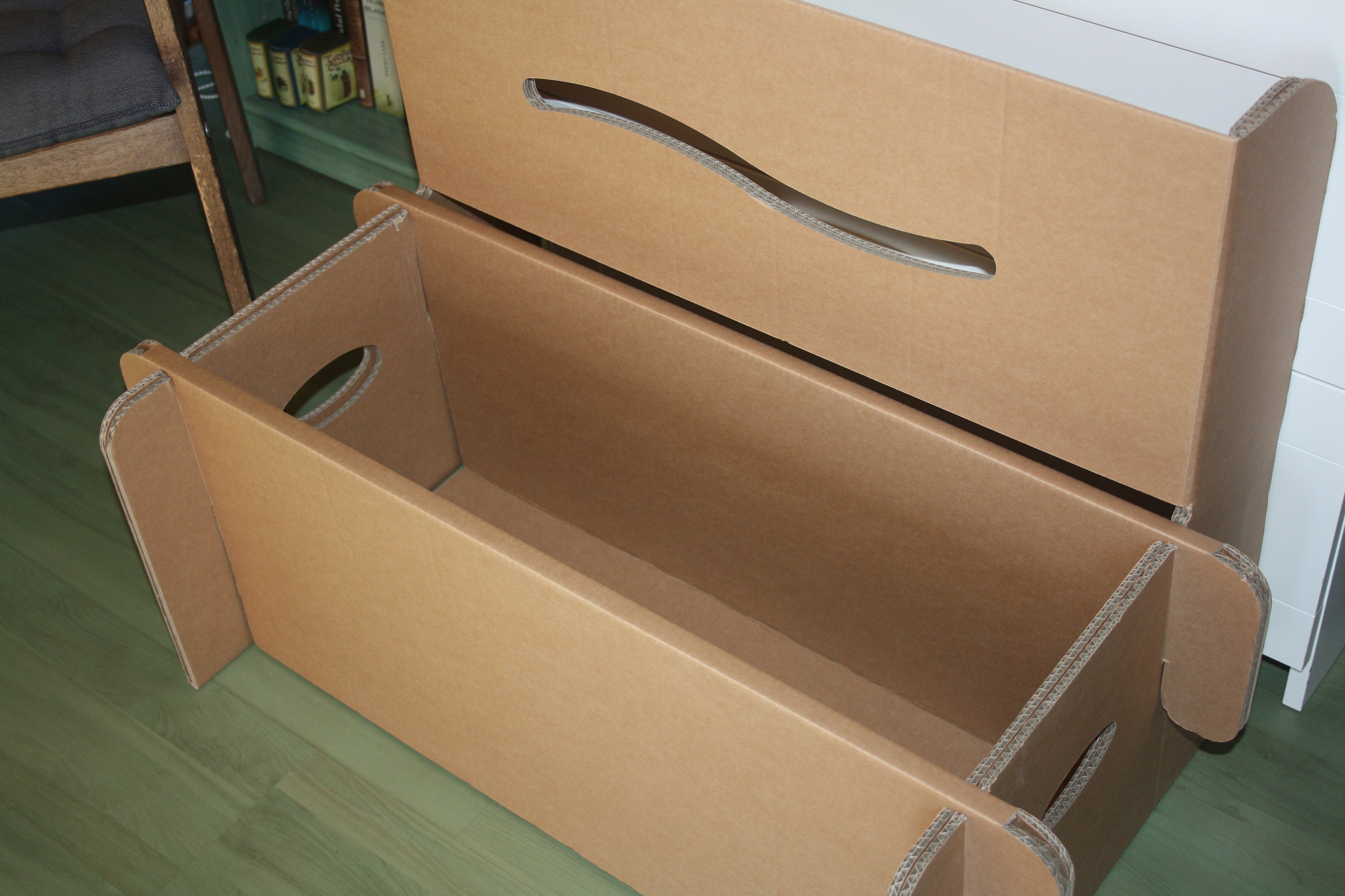Cardboard Storage Bench Blueprints: DIY Furniture (digital File) - Etsy