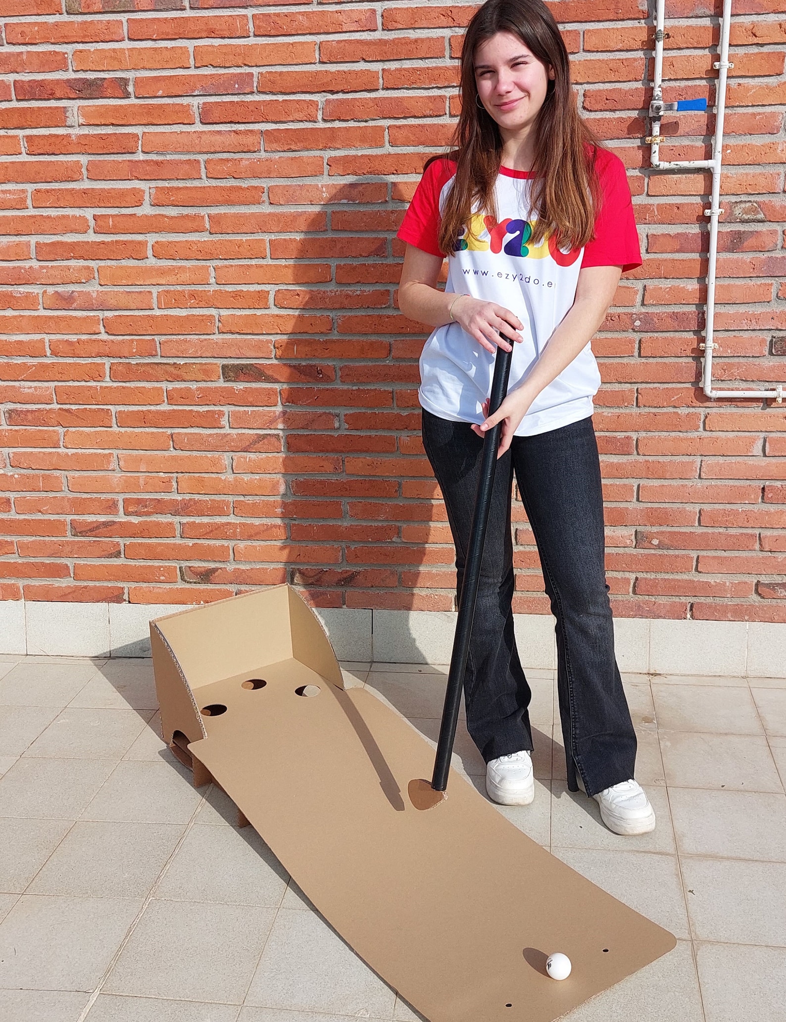 Blueprints for Cardboard Putt-n-play Mini Golf Set DIY Toy - Etsy