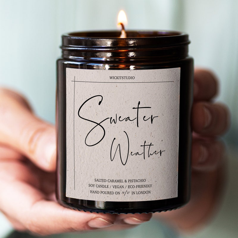 Sweater Weather Candle - Etsy