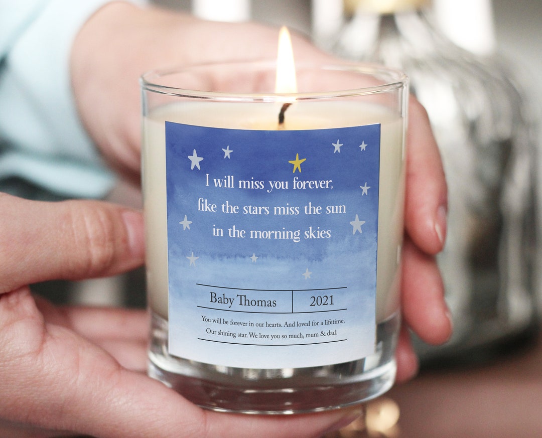 Baby Loss Candle, Baby Remembrance Candle Gift, Miscarriage | Infant ...