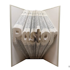 Custom Name Folded Book Art - Anniversary, Wedding or Birthday Gift for ...