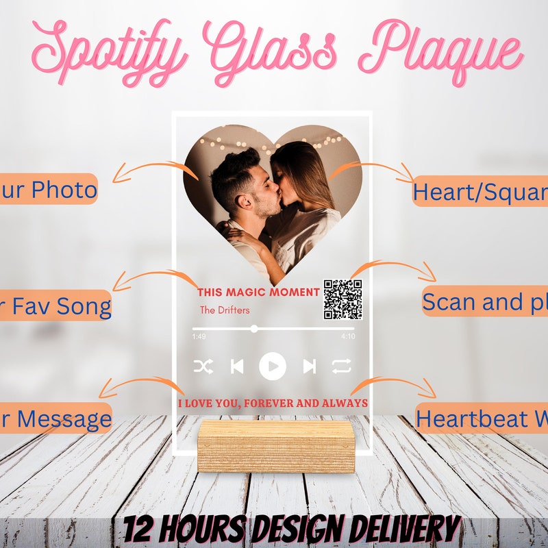 Spotify Glass Art - Etsy