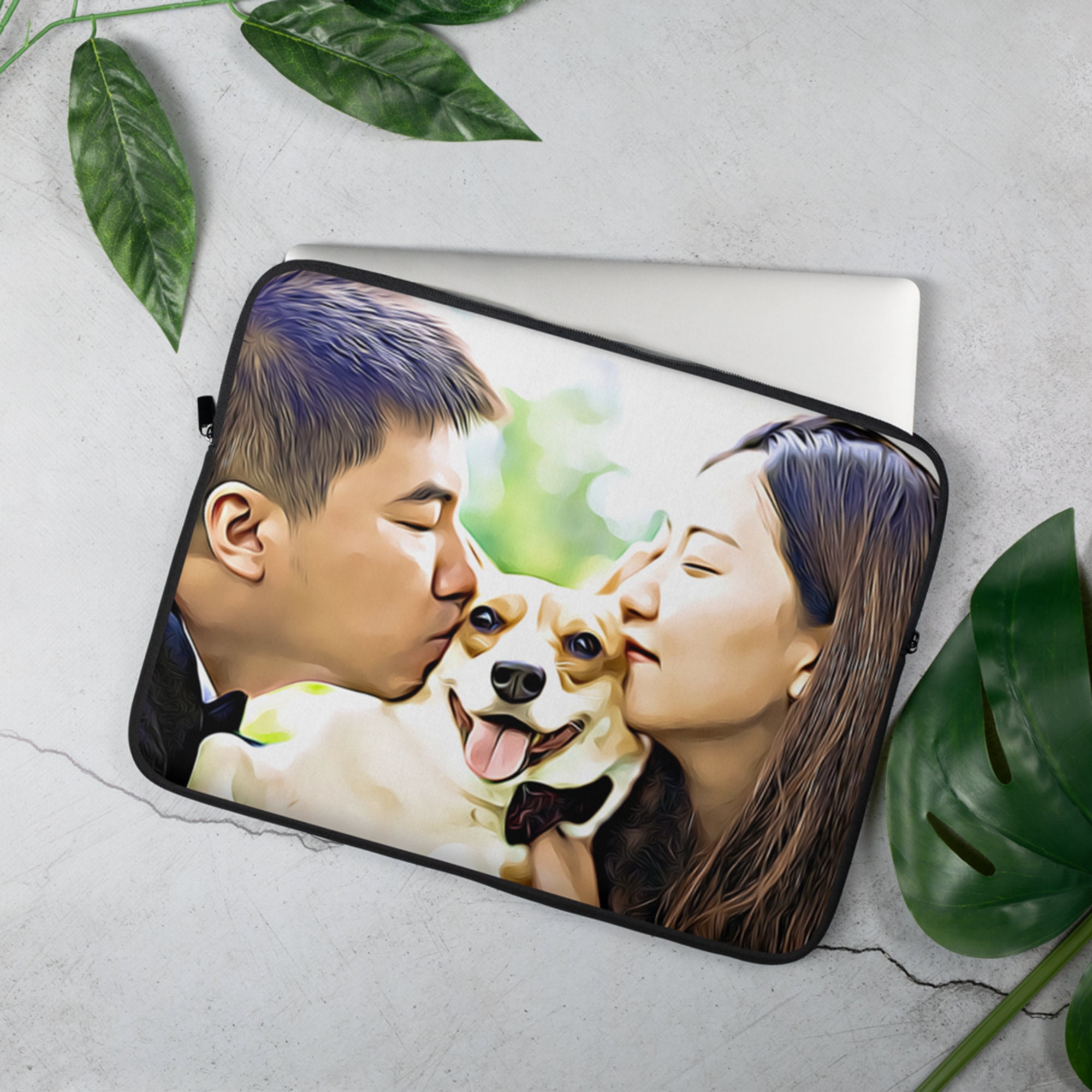 Customized Laptop Sleeve Pet laptop case 13in 15in Your - Etsy Nederland