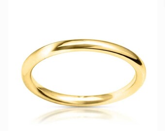2mm Wedding Band - Etsy