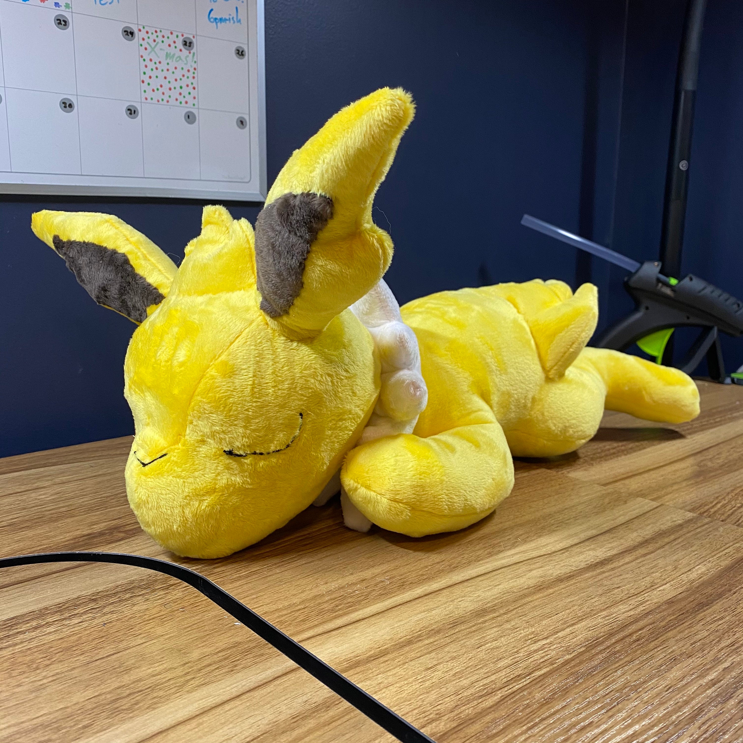 Jolteon Sleeping Plush Sewing Pattern - Etsy Australia