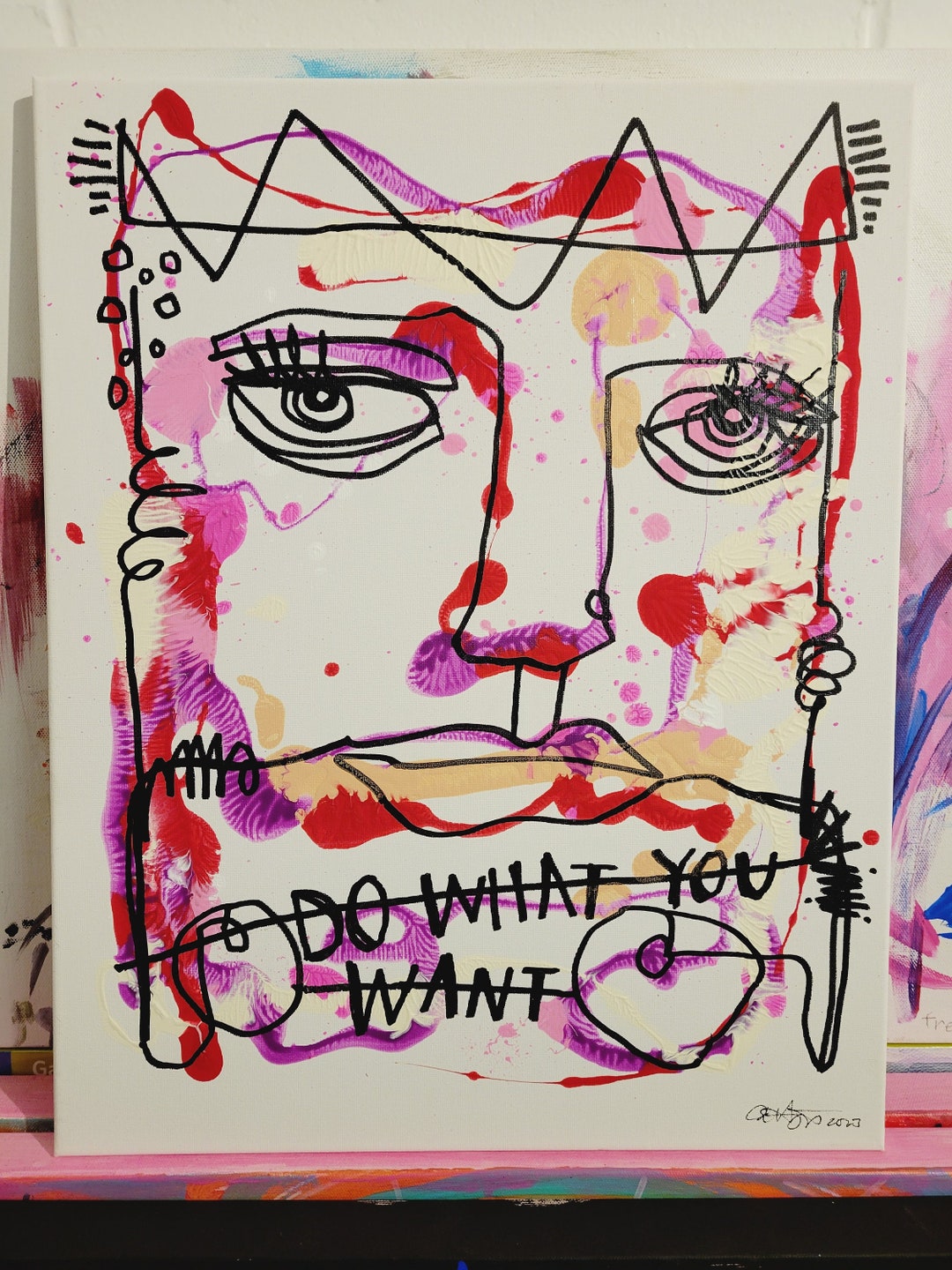 Do What You Want NOT A PRINT One a Kind Original Artwork - Etsy