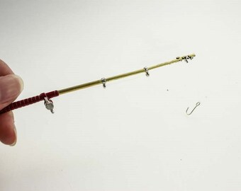 Miniature Fishing Pole - Etsy