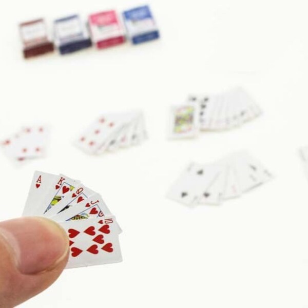 Miniature Playing Cards - Etsy
