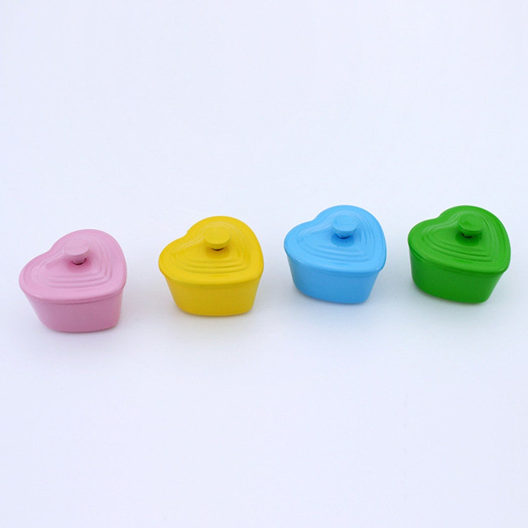 Miniature Heart Box With Lid Dollhouse Box Case Mini Storage - Etsy