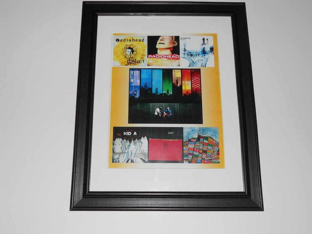 Framed Radiohead Album Covers 1993-2003 Kid A Pablo - Etsy
