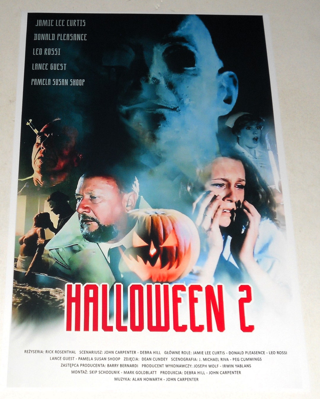 Halloween 2 Poster 1981 Jamie Lee Curtis John Carpenter Michael Myers ...