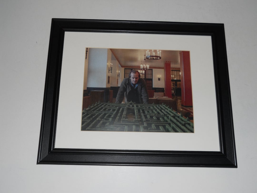 Framed the Shining 1980 Jack Nicholson Famous Maze Scene Stanley ...
