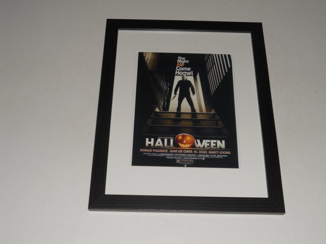 Framed Halloween 1978 Alternate USA Poster Michael Myers John Carpenter 14x17 - Etsy