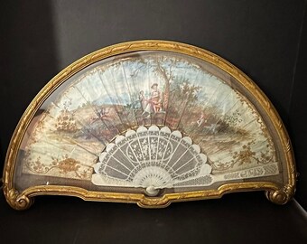Antique Victorian Feather Fan Beautiful needs Small Repairs - Etsy